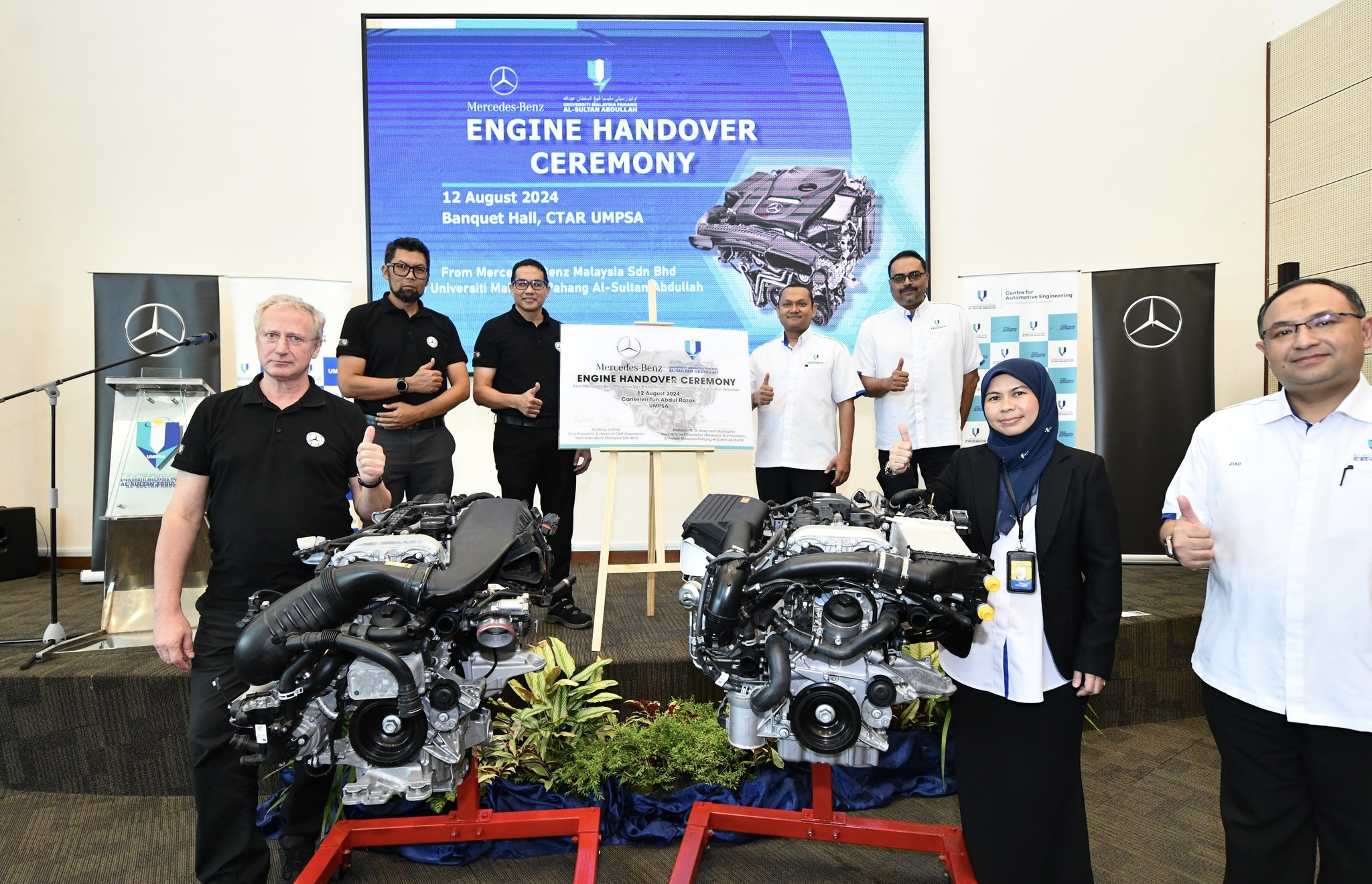 AEC - Engine Handover Ceremony between Mercedes-Benz and UMPSA (AEC)